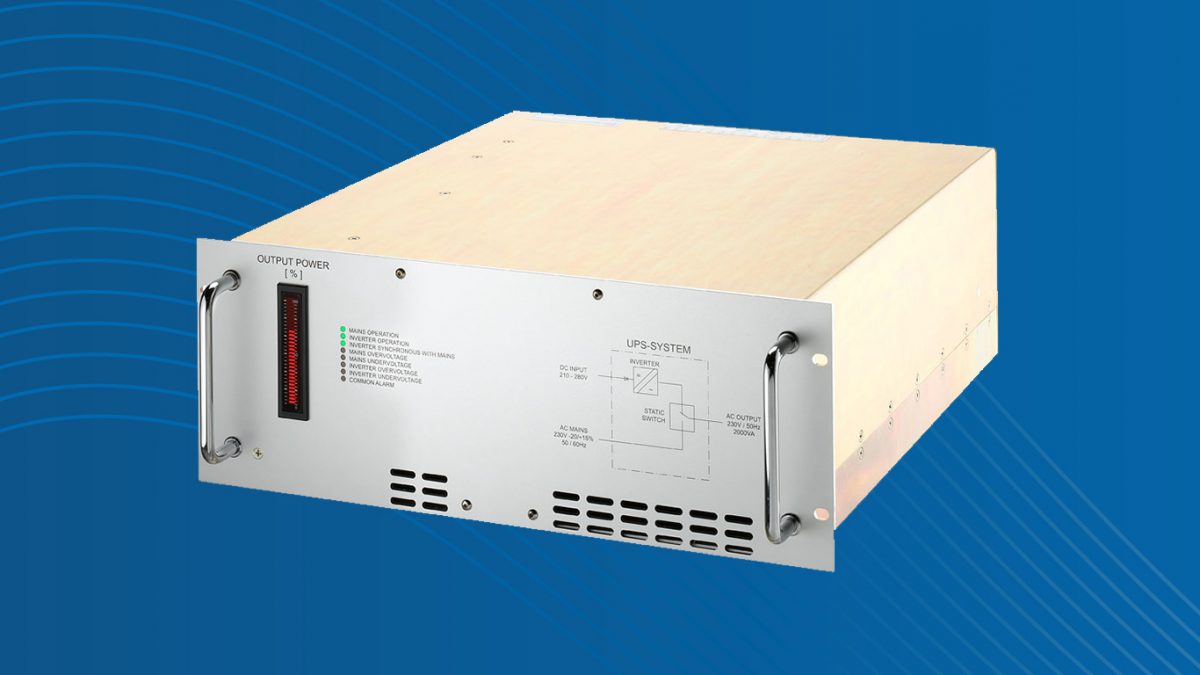 UPS System for power regulation - SCHAEFER Elektronik GmbH ...